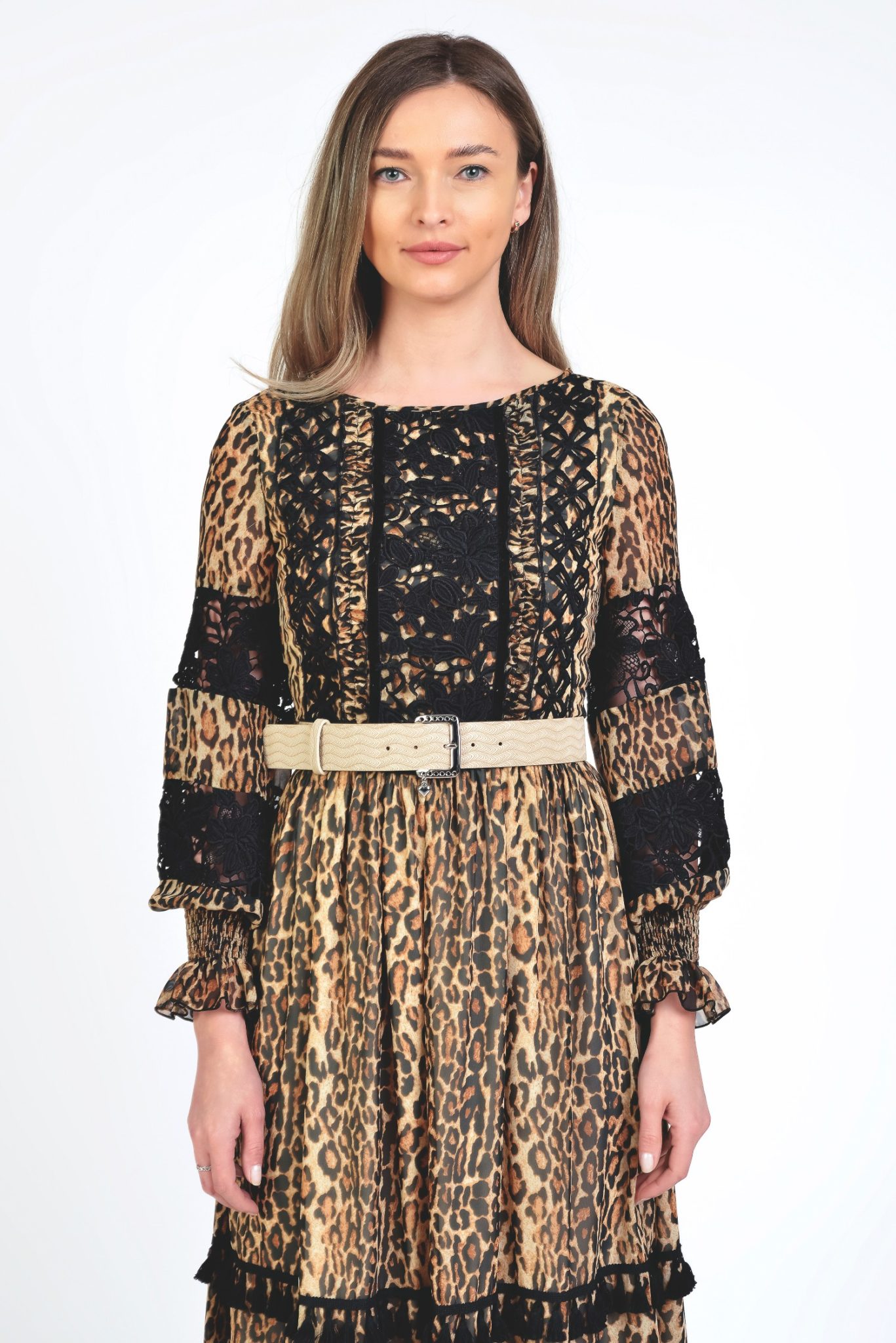 Curea piele sintetica bej Lisabona - Mabotex Shop