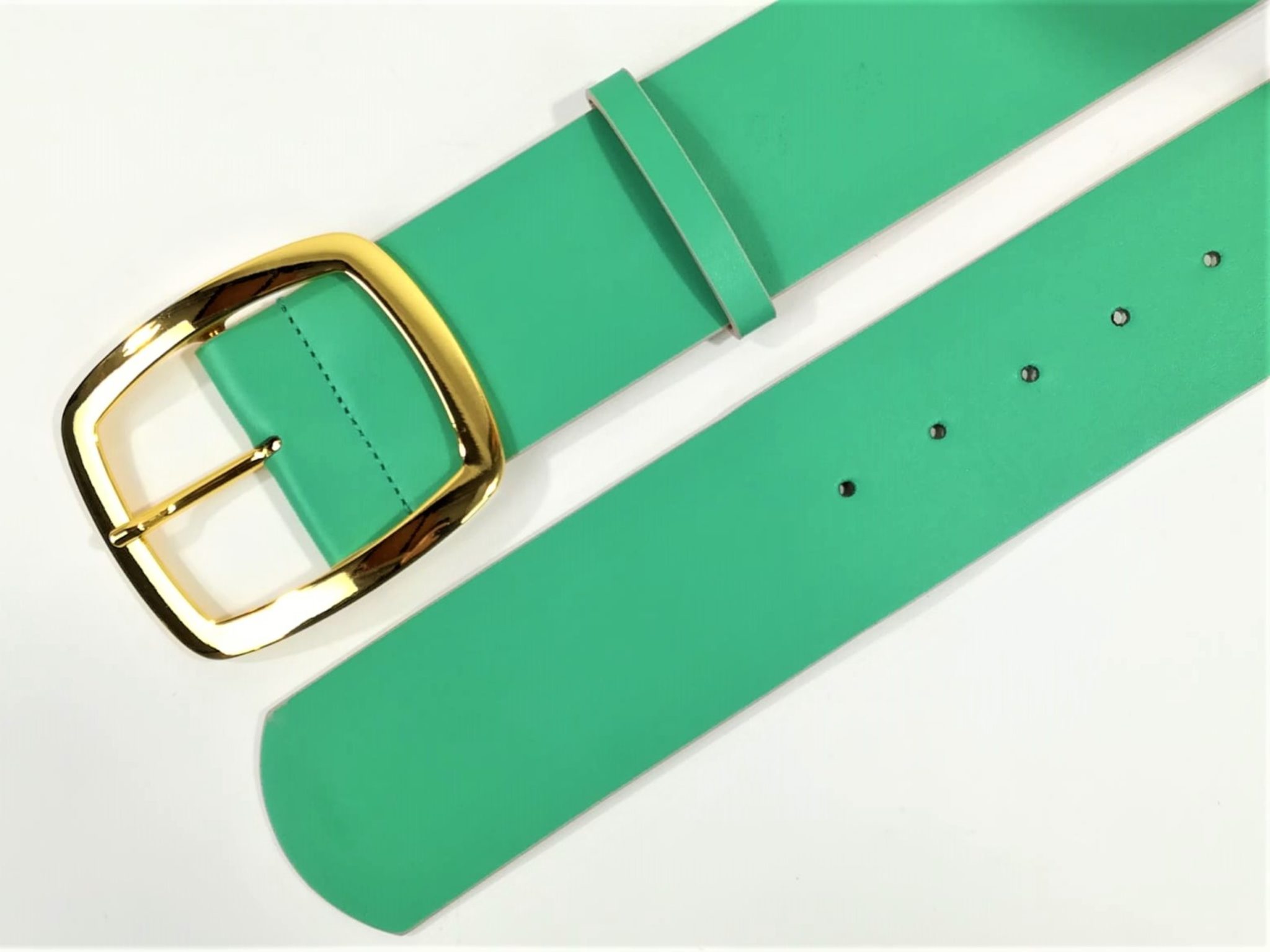 Curea piele naturala verde La speranza - Mabotex Shop